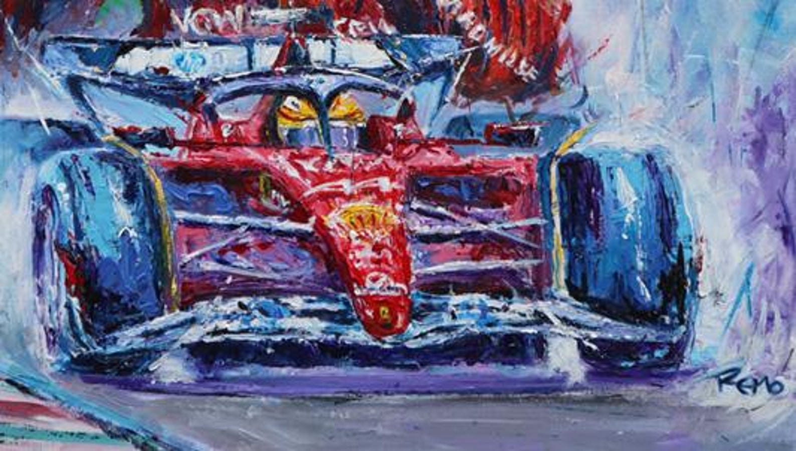 Lewis Hamilton -the Italian Job - Limited Edition Print F1 Print ...