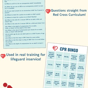 CPR Teaching/learning Game - Etsy