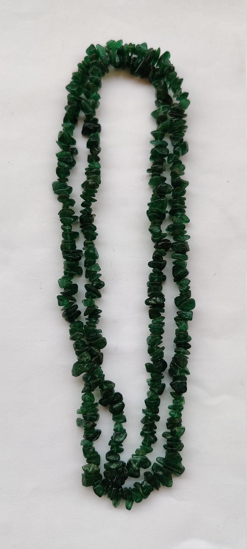 35" Green Jade Chip Stone Beads, Uncut Chip Bead, 3-7mm, Polished Beads ...