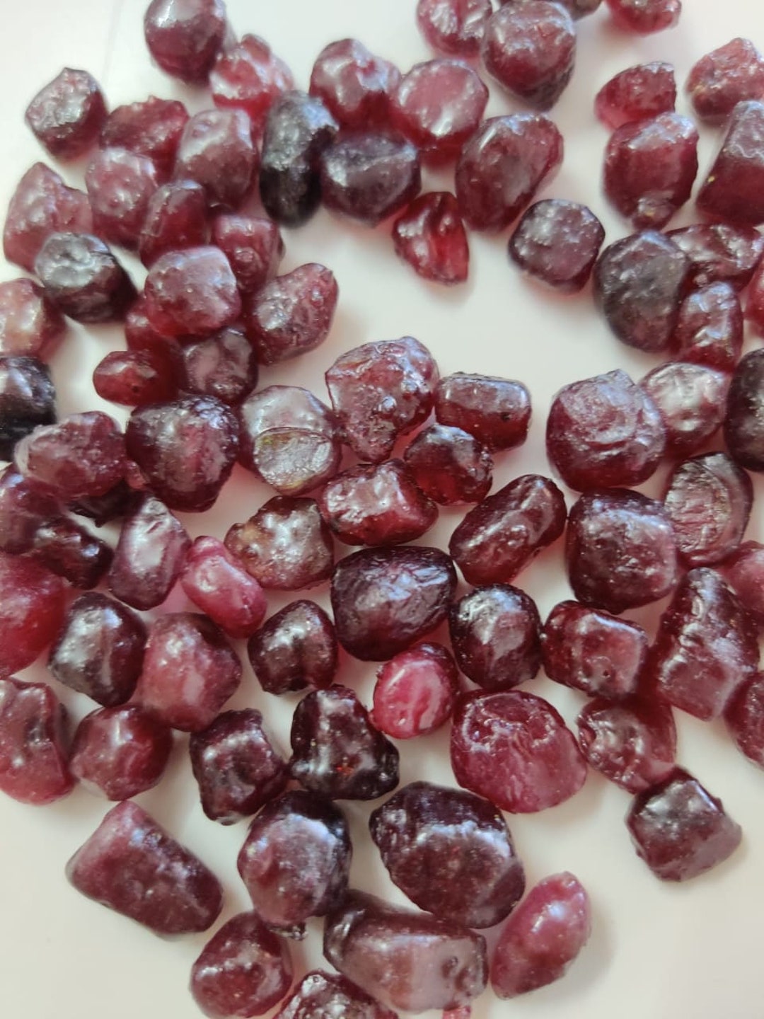 6-12 Mm Genuine Ruby Rough~ruby Gemstone ~ruby Rough Raw~ Red Ruby ...