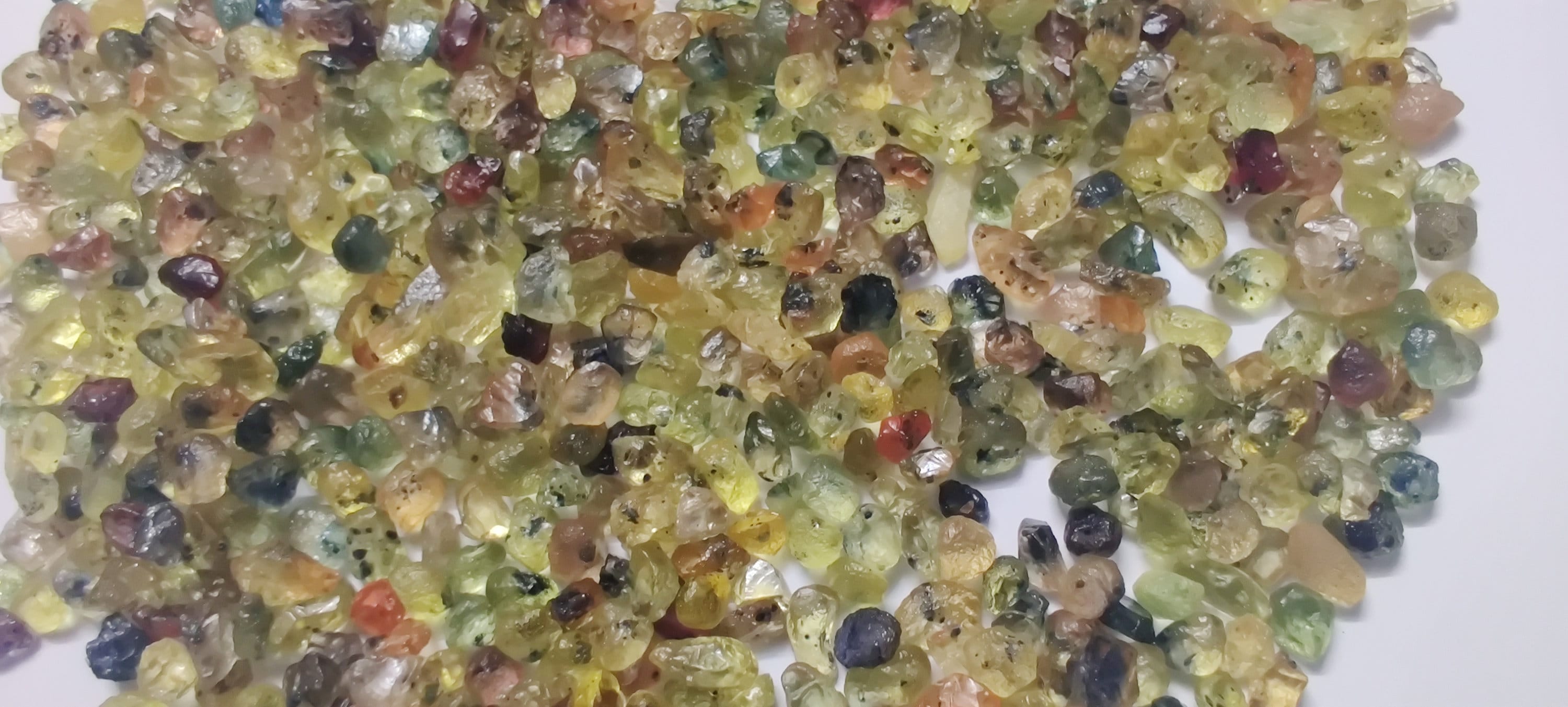 Natural Songea Sapphire Multi Sapphire Mix Sapphire - Etsy