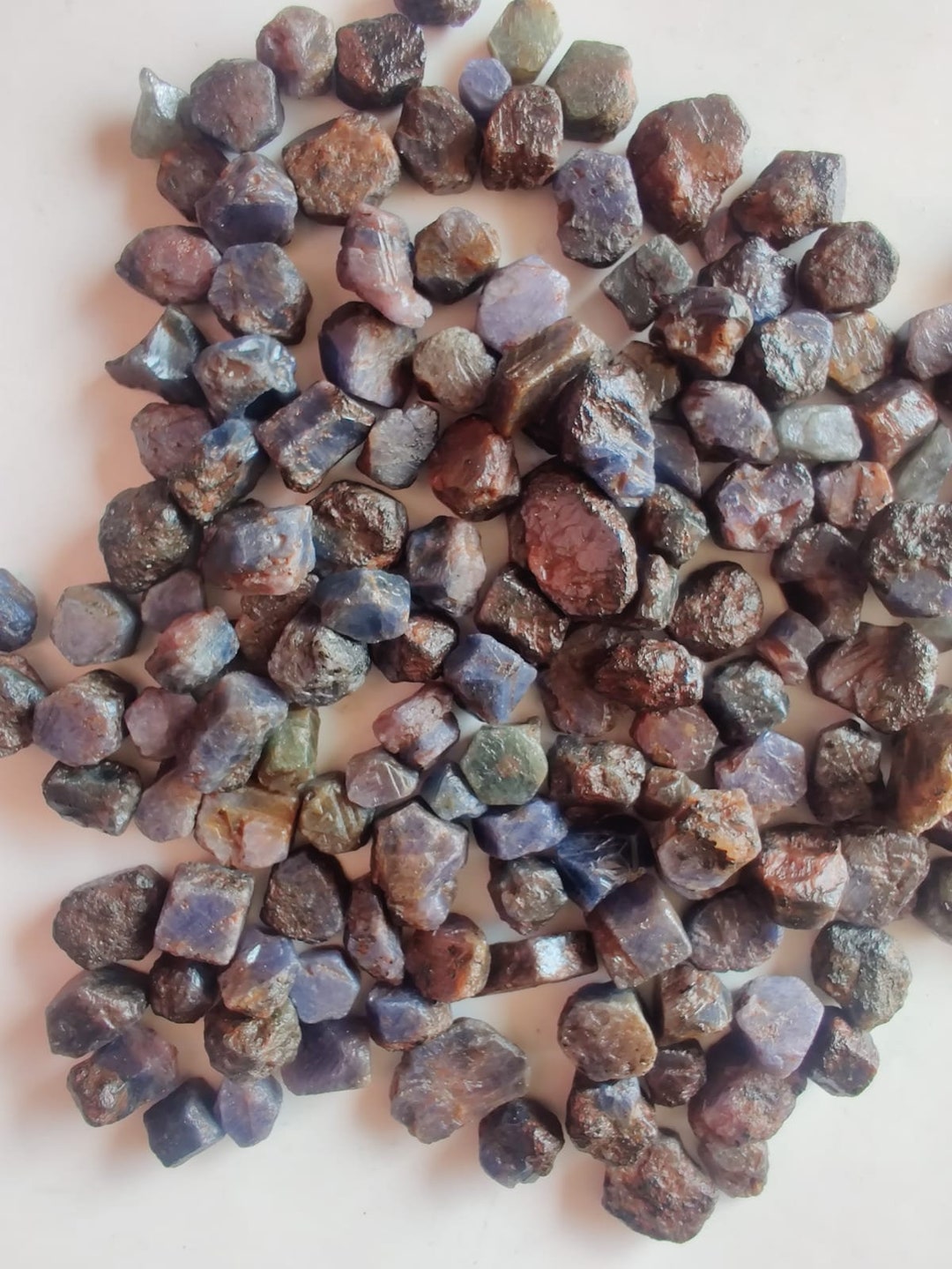 7-12 MM, Kongo Blue SAPPHIRE Raw Crystals - Loose Gemstones, Meditation ...