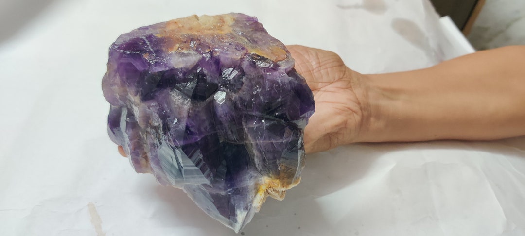 1620 Gm Rarest of the Rare African Amethyst Extra Large Healing Crystal ...
