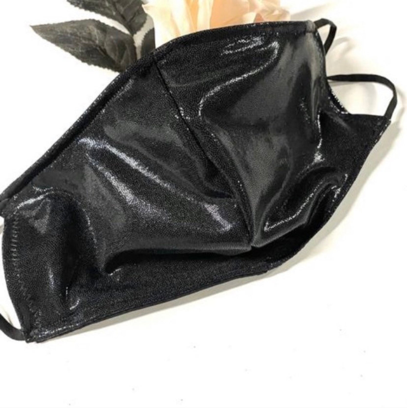 Sparkly glittery iridescent face masks with Nose Wire for | Etsy