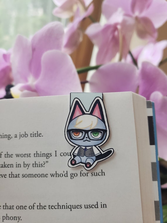 Animal Crossing Raymond Magnetic Bookmark | Etsy