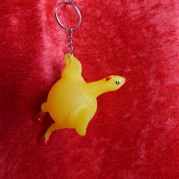 Chicken Key Chain - Etsy