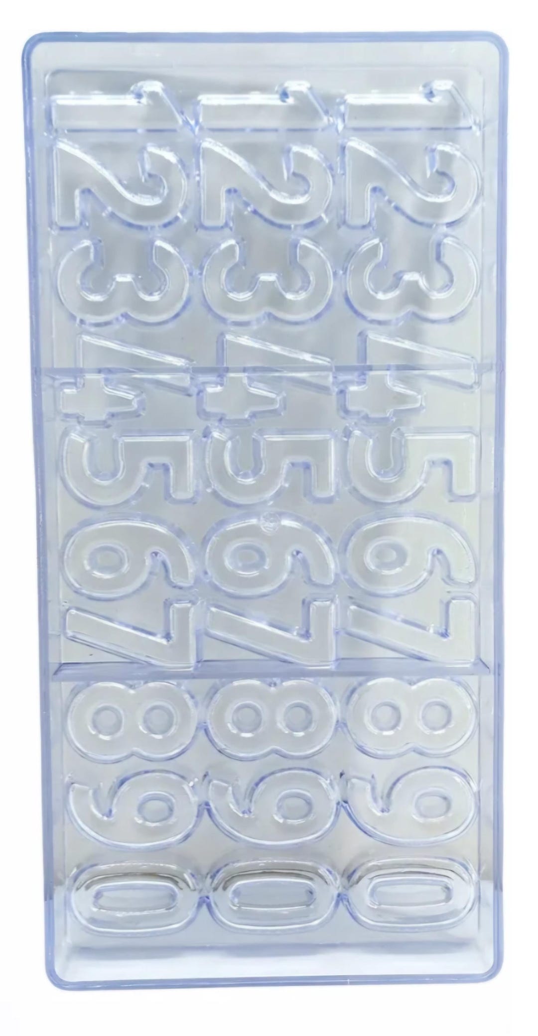 Numbers Polycarbonate Chocolate Mold, Heavy Duty 10.8" X 5.3" - Etsy