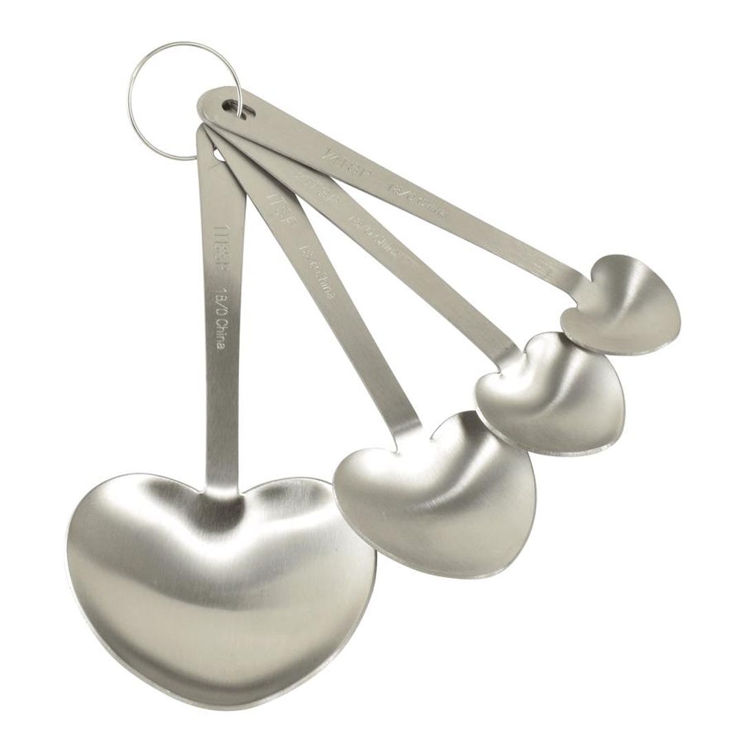 Heart Measuring Spoons, Set of 4 - Etsy