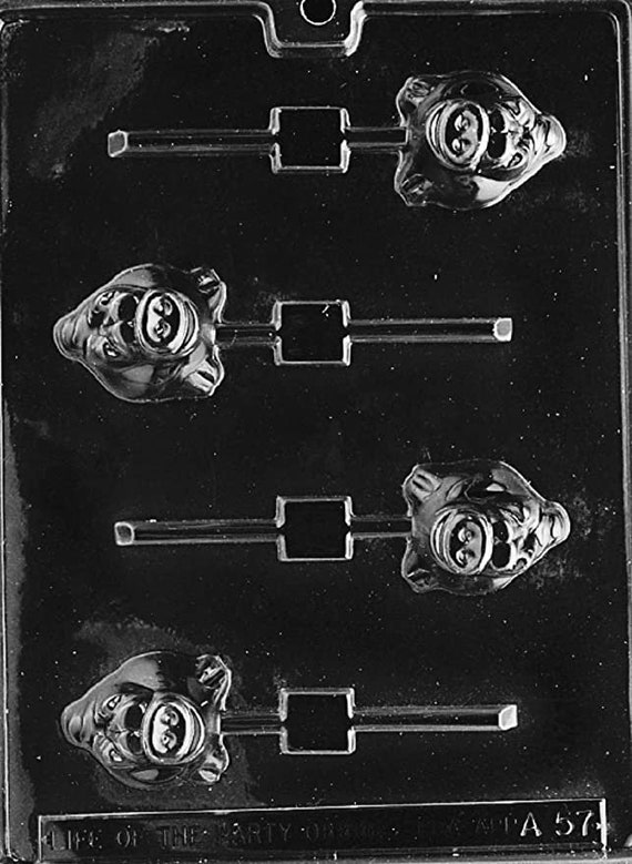 Candyland Crafts Pig Head Lolly Chocolate Candy Food Safe | Etsy