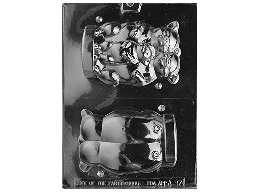 Candyland Crafts the 3 Pigs 3d Chocolate Candy Food Safe - Etsy