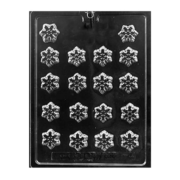 Chocolate Snowflake Mold - Etsy