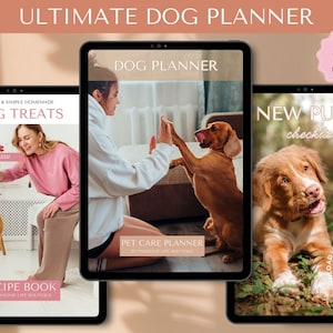 Dog Planner Printable, Digital Planners for Goodnotes, Dog Health Care ...