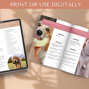 Dog Planner Printable, Digital Planners for Goodnotes, Dog Health Care ...