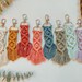 The Verity Macrame Keychain - Etsy