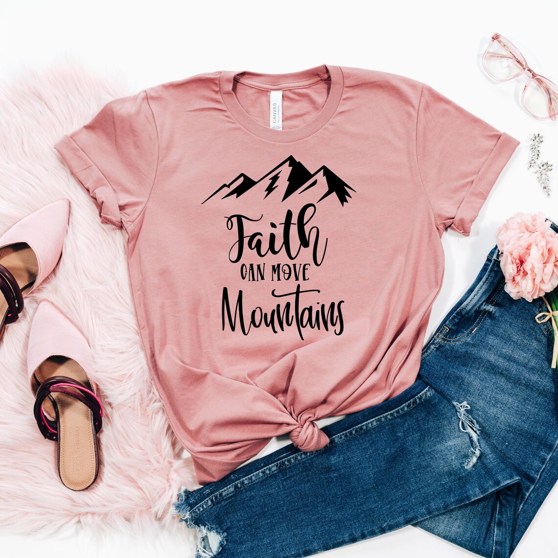 Faith Shirt, Christian T-shirt, Faith Shirt, Faith Tee, Faith Hope Love ...
