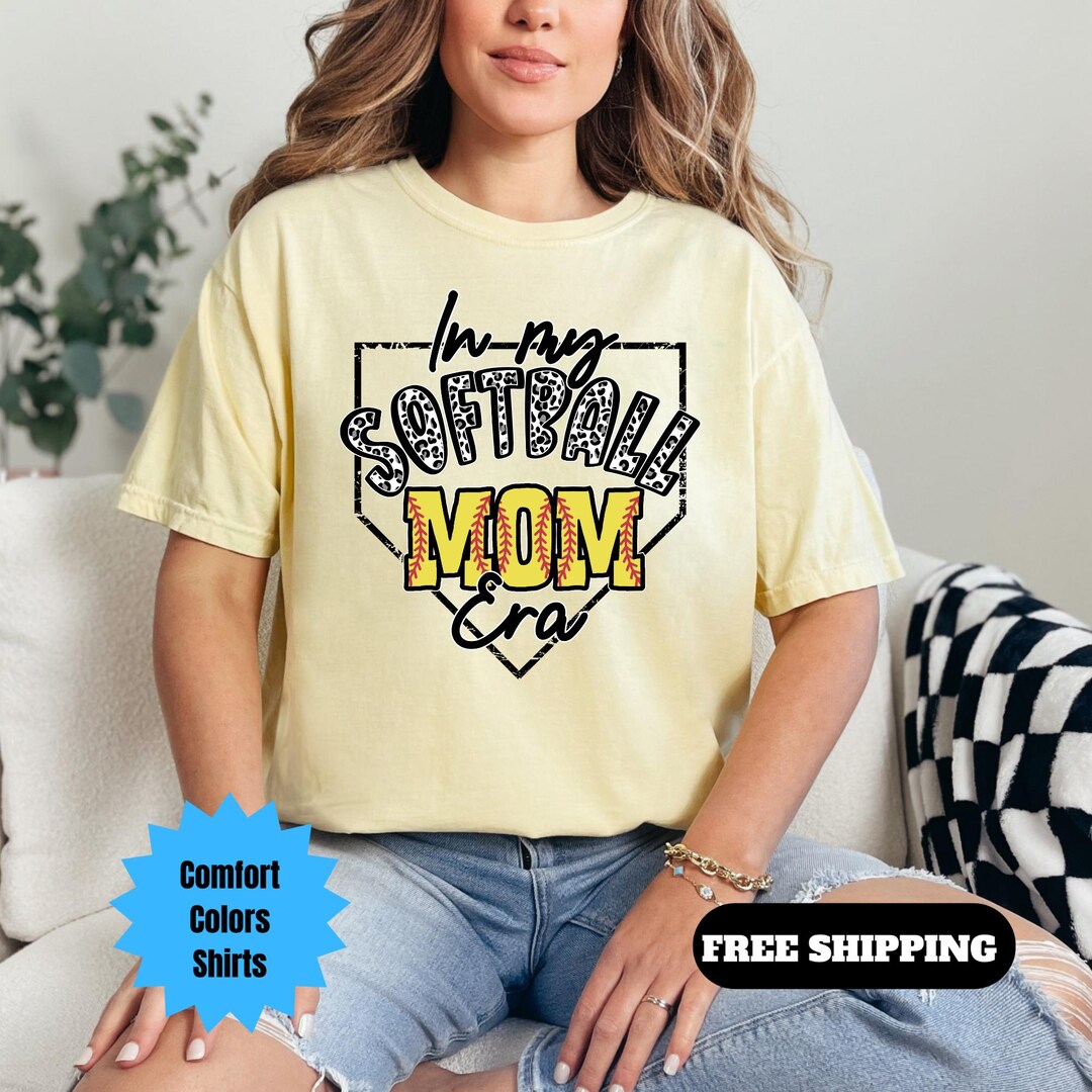 In My Softball Mom Era Shirt, Softball Mom Shirt, Game Day Shirt ...