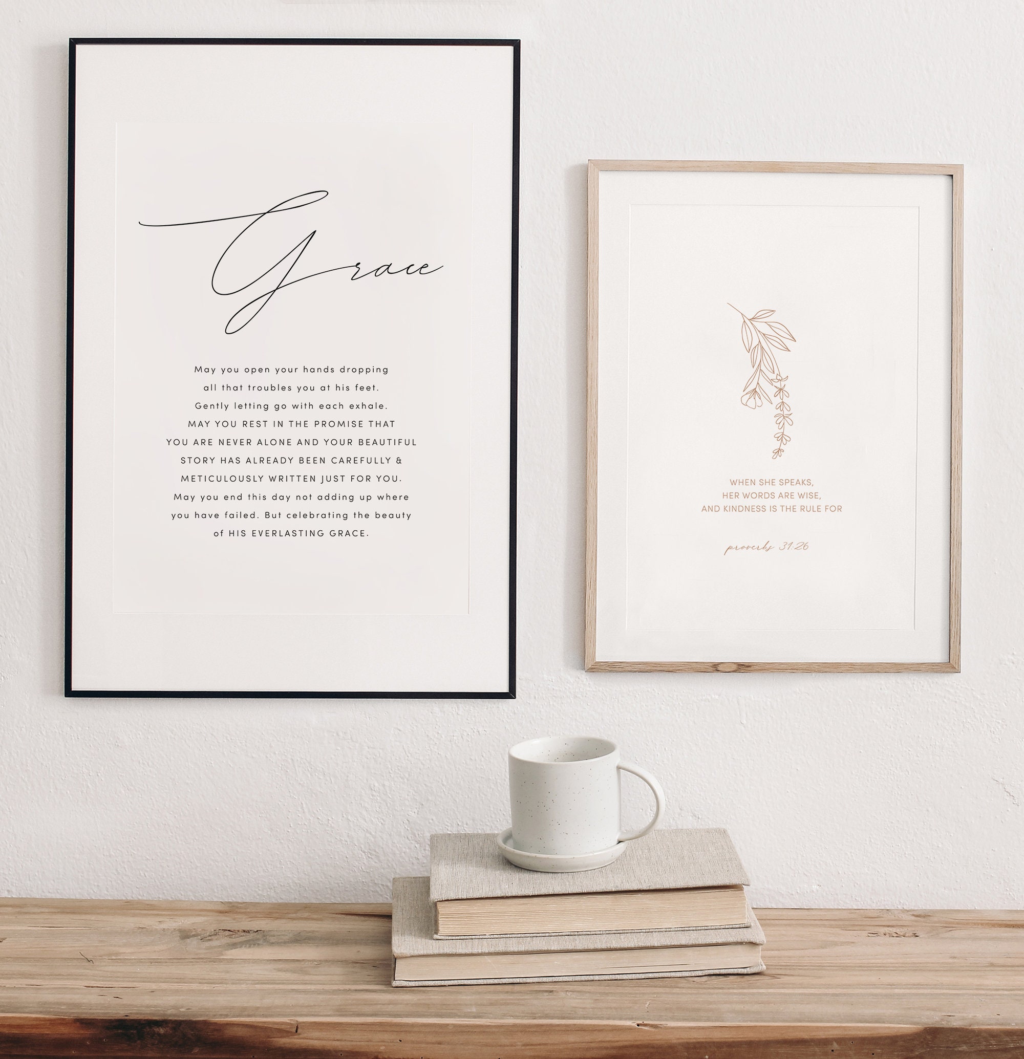 Grace Wall Art Grace Wall Decor Printable Wall Art Modern - Etsy