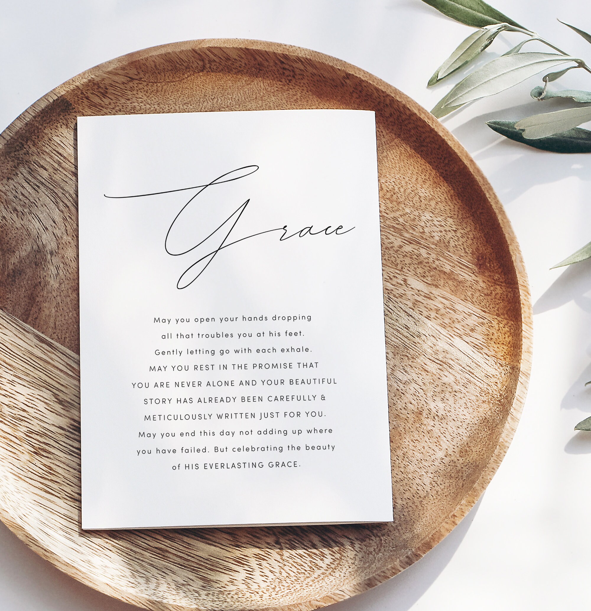 Grace Wall Art Grace Wall Decor Printable Wall Art Modern - Etsy