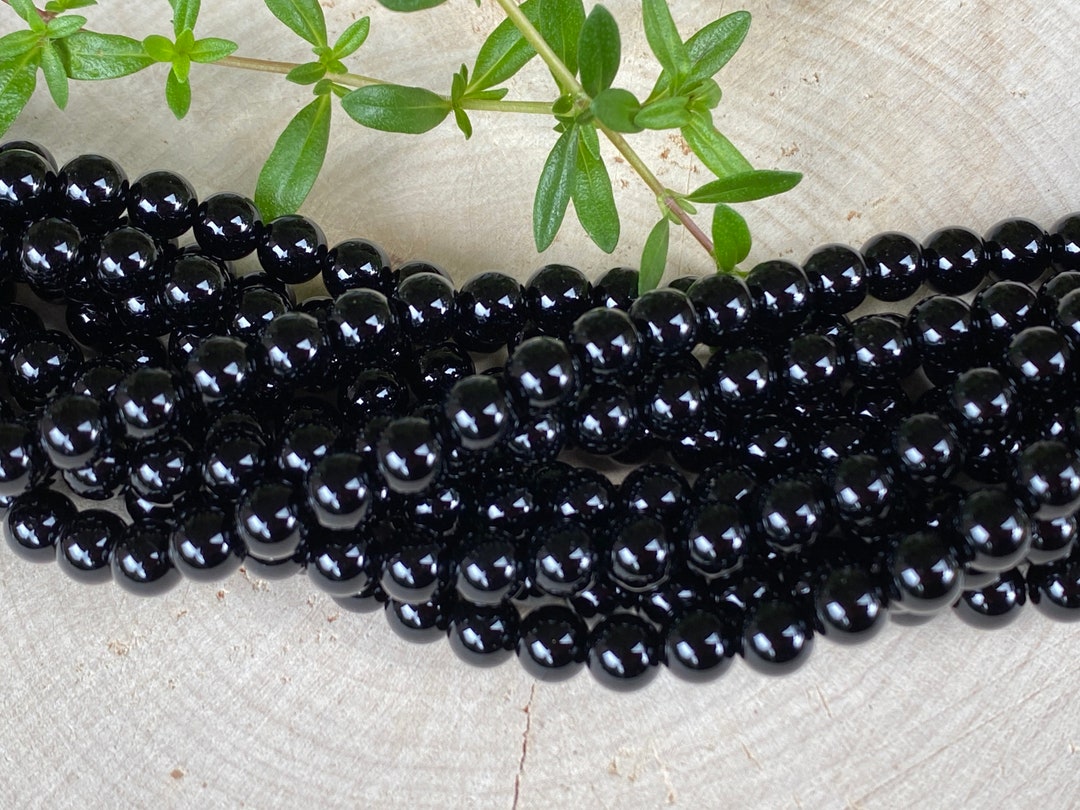 Onyx Beads 4 Mm 6 Mm Strand - Etsy