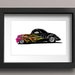 Hand-drawn Willys Coupe Hot Rod, Automotive Art Print. - Etsy