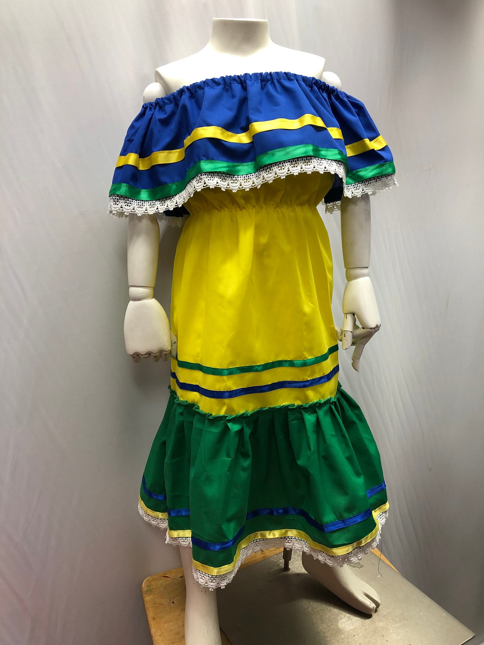 Brazil Dress Brazilian Dress off the Shoulder Brasil Dress - Etsy