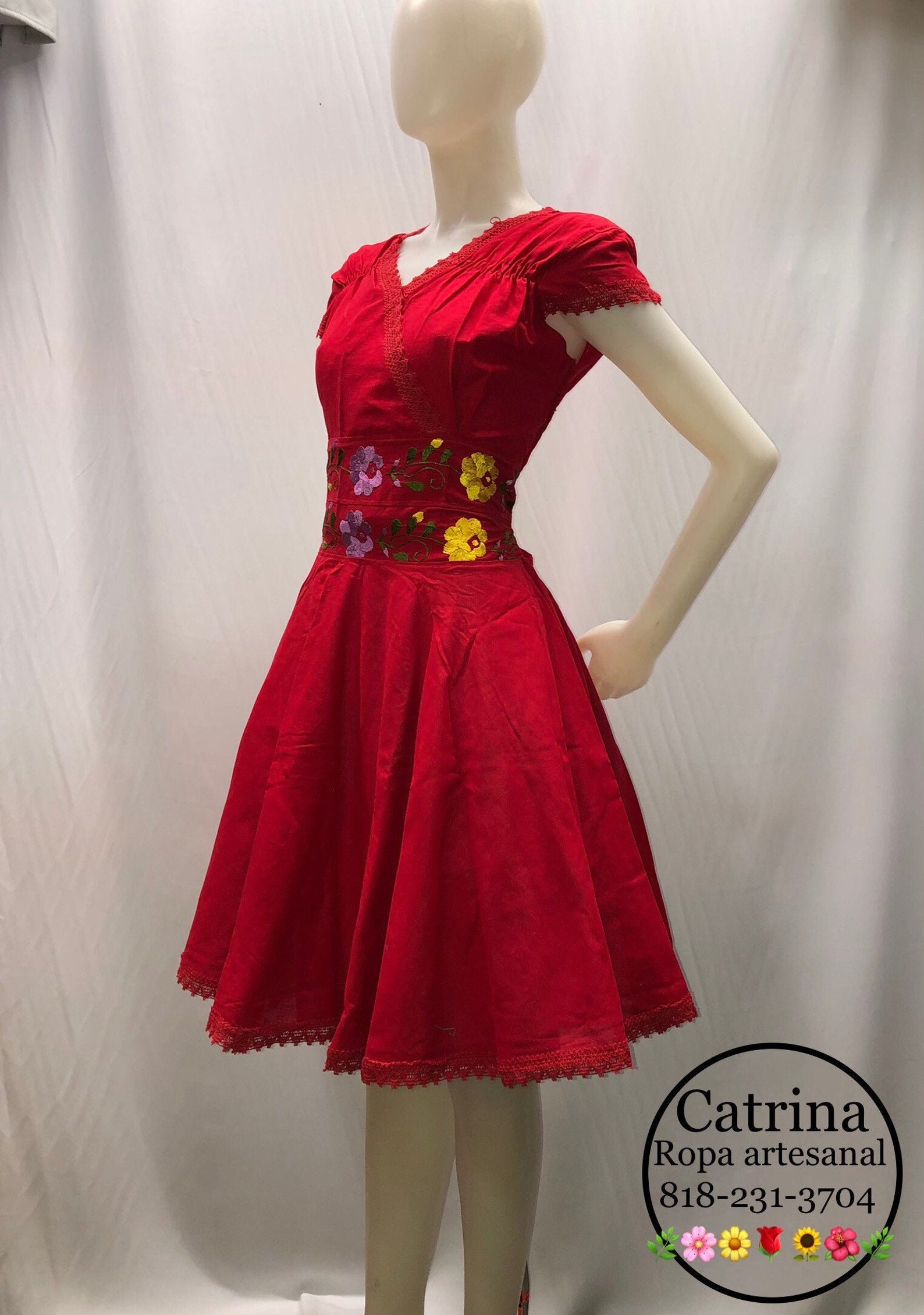 EMBROIDERED MEXICAN DRESS off the Shoulders Dress | Etsy