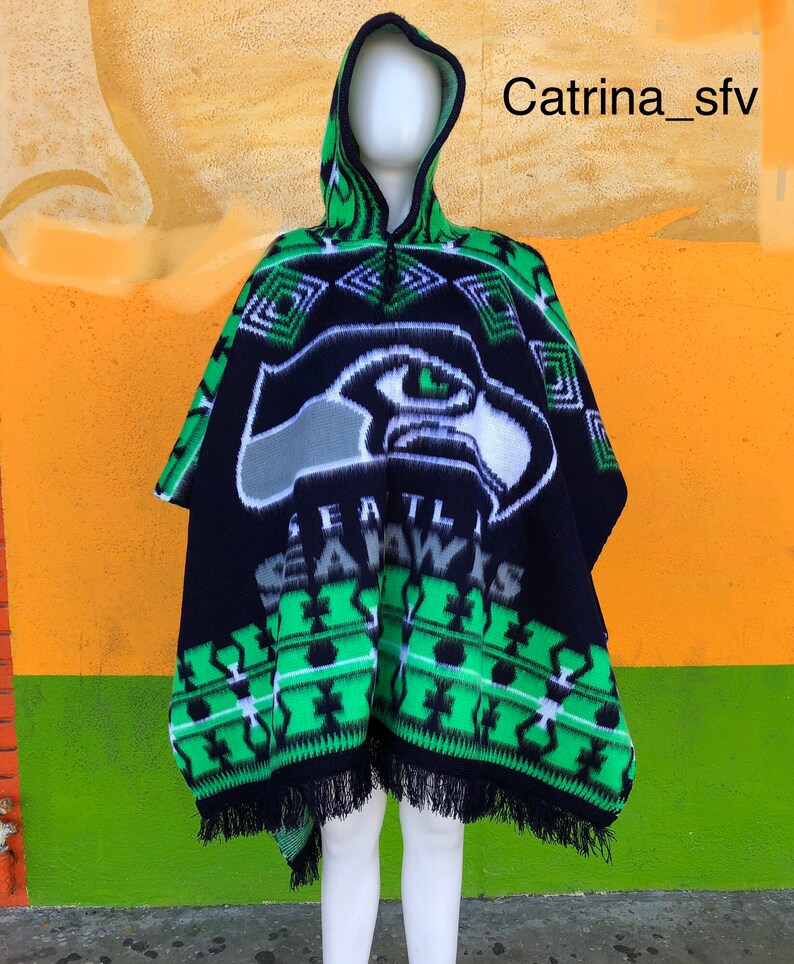 Seattle Poncho, Seattle Poncho, Seattle Overcoat, Hooded Poncho ...
