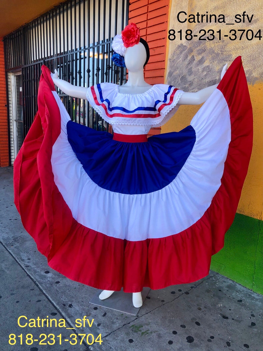 DOMINICAN REPUBLIC DRESS, Puerto Rico Dress, Costa Rica Dress ...