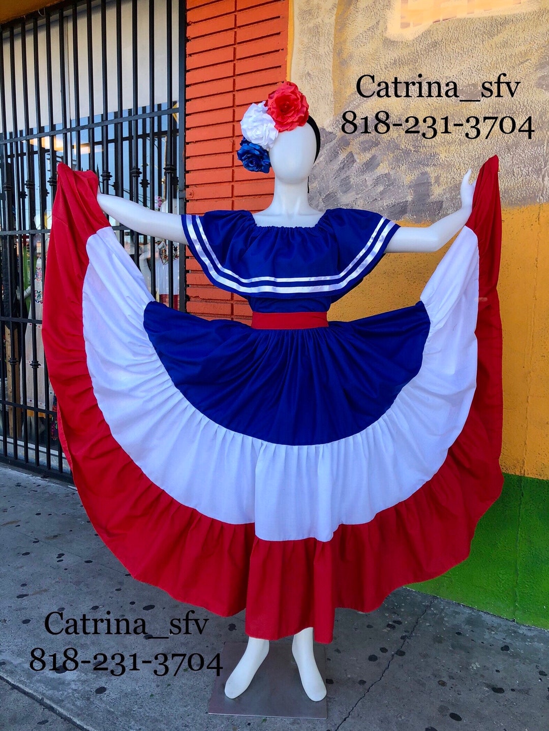 DOMINICAN REPUBLIC DRESS, Puerto Rico Dress, Costa Rica Dress ...