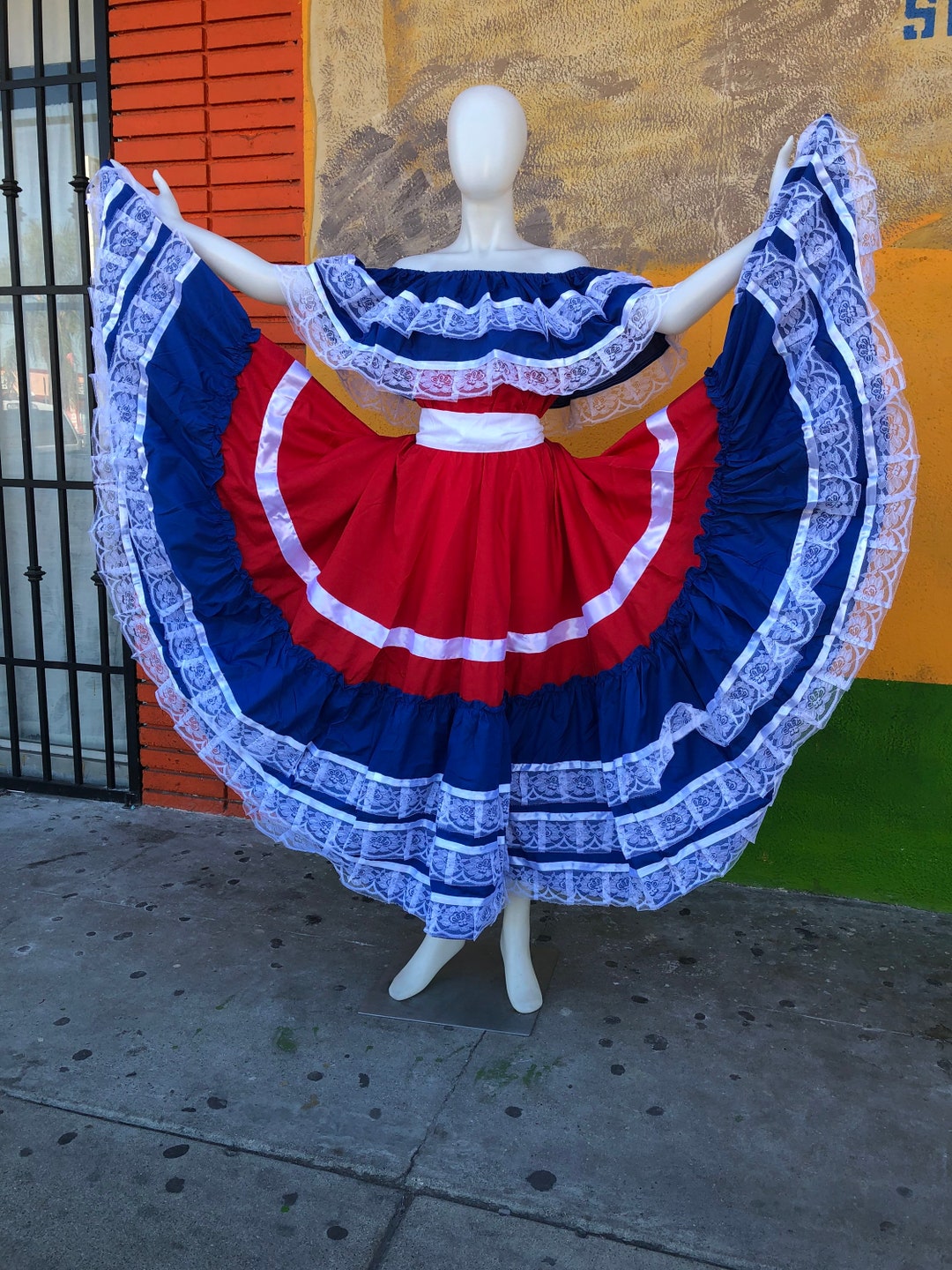 Caribbean Dress, Dominican Republic Dress, Costa Rica Dress, Puerto ...
