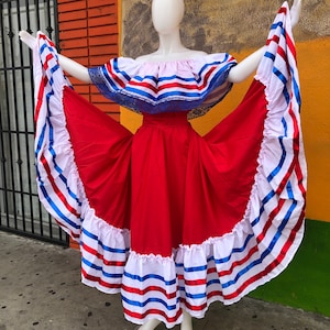 PUERTO RICO DRESS, Costa Rica Dress, Dominican Republic Dress, Boricua ...