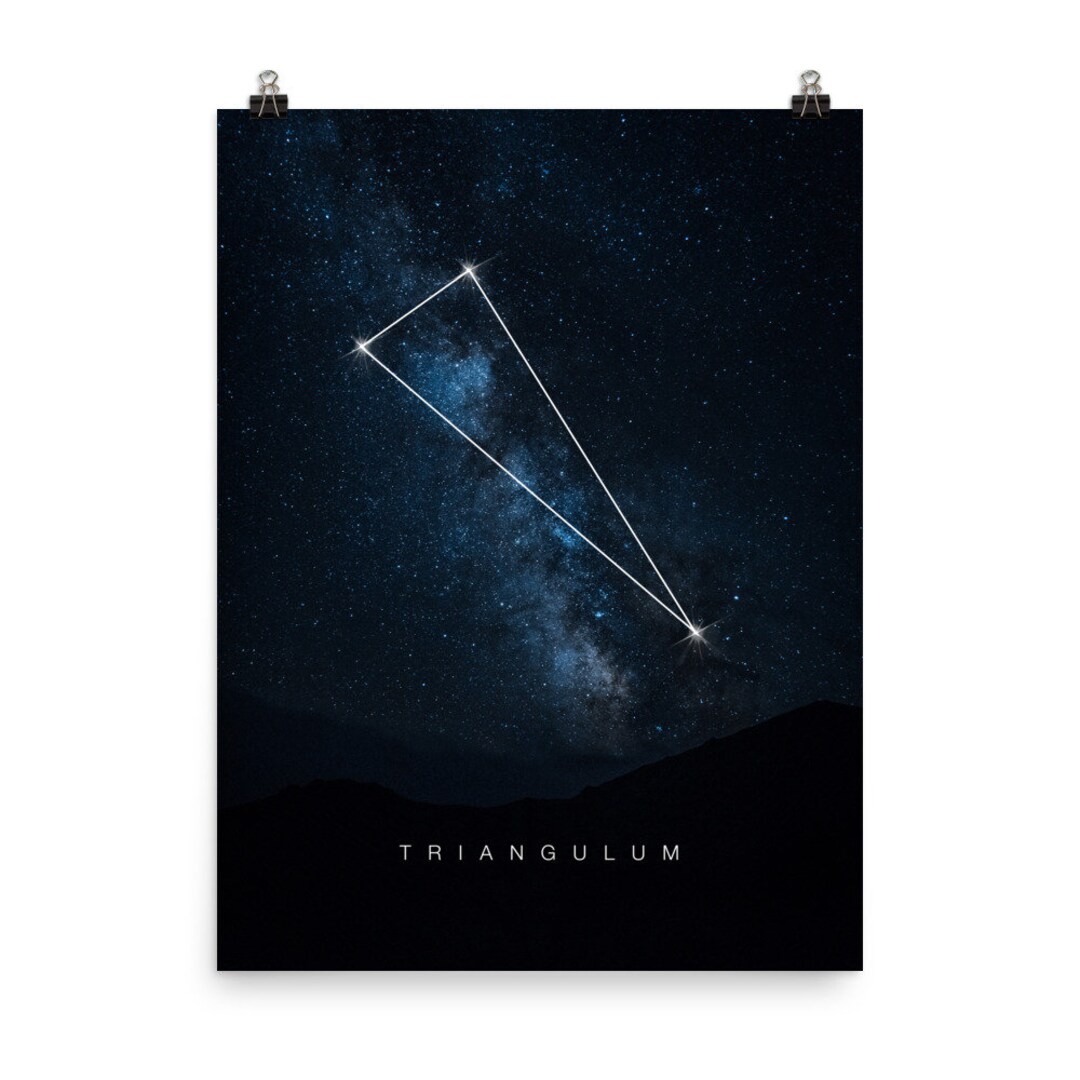 Triangulum Dreieck Sternbild / Sternbild Print / Sternbild Home Dekor ... Triangulum Dreieck Sternbild / Sternbild Print / Sternbild Home Dekor ...