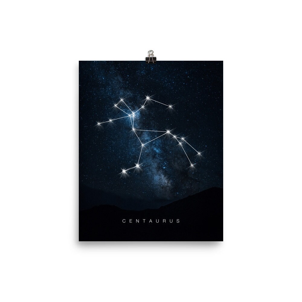 Centaurus Constellation / Constellation Poster / Constellation Home ...