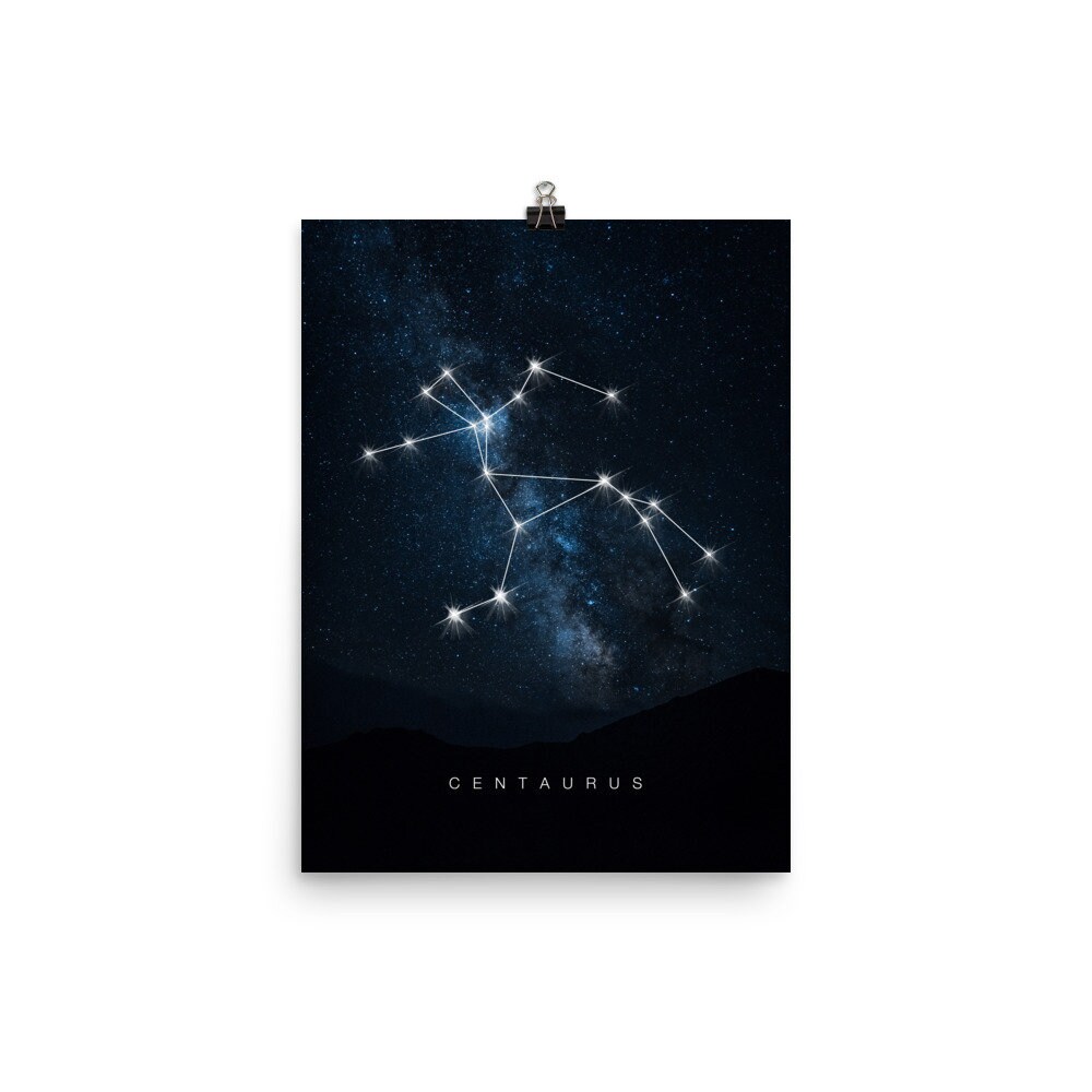 Centaurus Constellation / Constellation Poster / Constellation Home ...