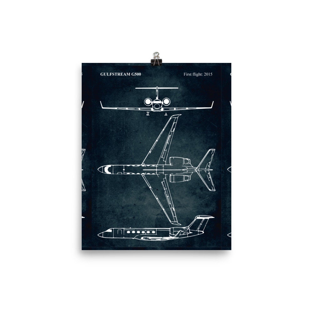 GULFSTREAM G500 First Flight 2015 / Airplane Pilot | Etsy