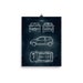 Twingo / Car Blueprint Poster / Vintage Style Home Decor - Etsy