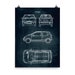 Twingo / Car Blueprint Poster / Vintage Style Home Decor - Etsy