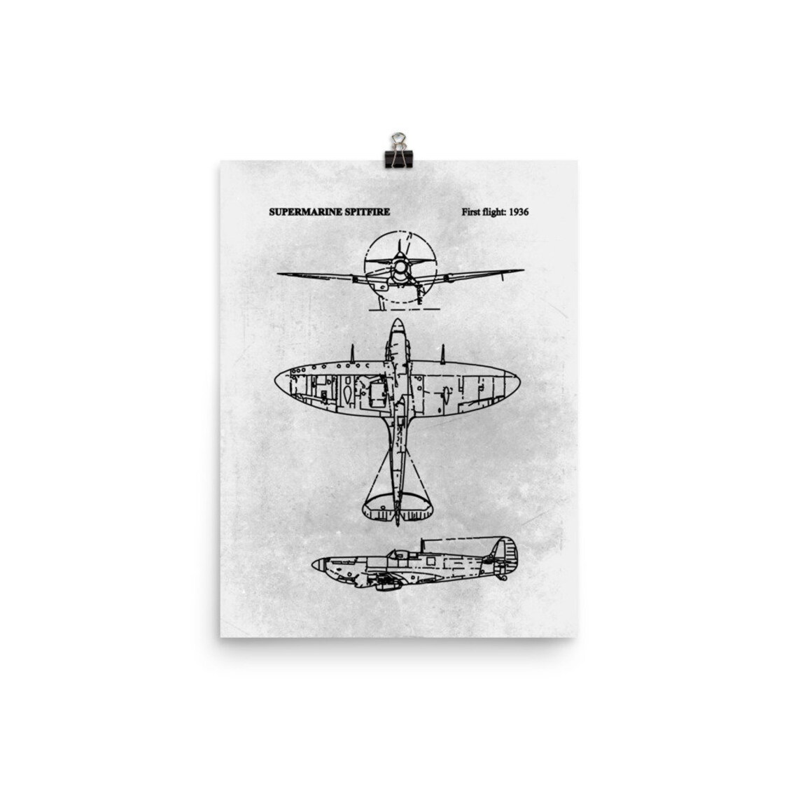 SUPERMARINE SPITFIRE First Flight 1936 / Airplane Pilot - Etsy