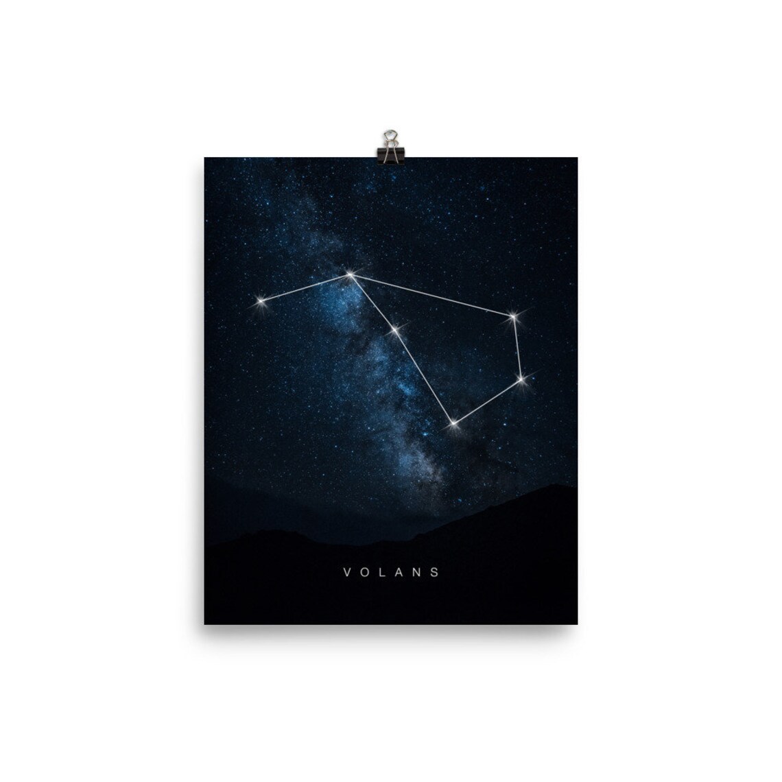 Volans flying Constellation / Constellation Print / Constellation Home ...