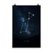 Lyra Constellation / Constellation Poster / Constellation Home Decor ...