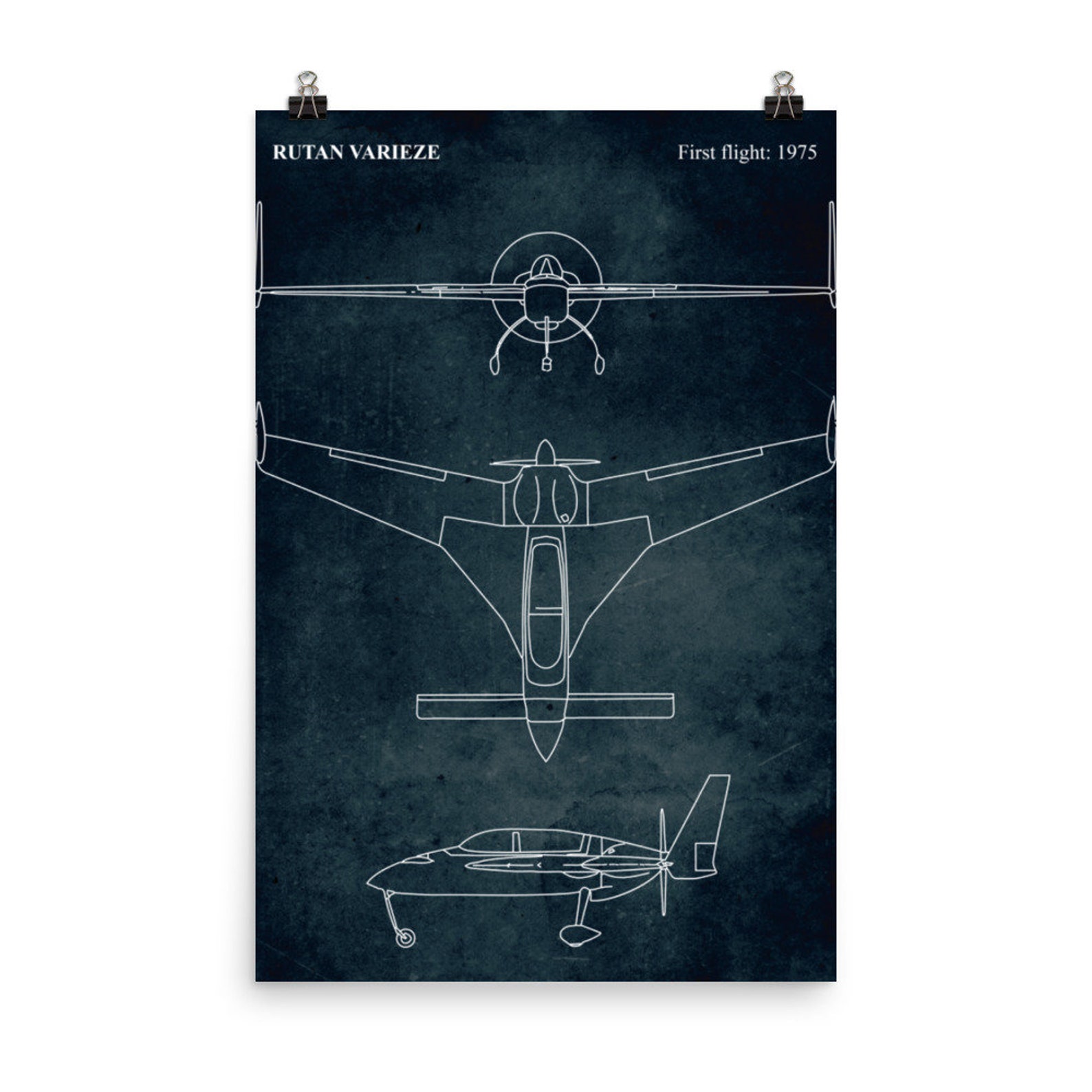 RUTAN VARIEZE First Flight 1975 / Airplane Pilot Aircraft - Etsy