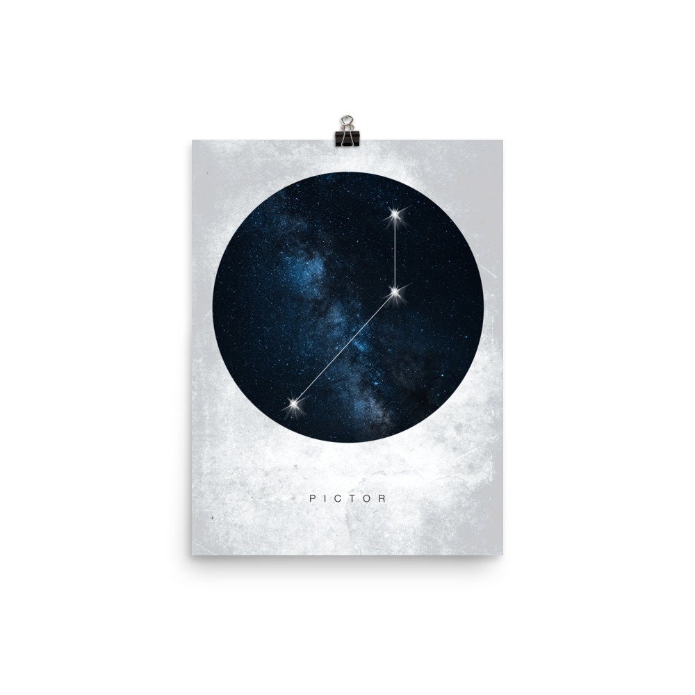 Pictor painter Constellation / Constellation Print / - Etsy