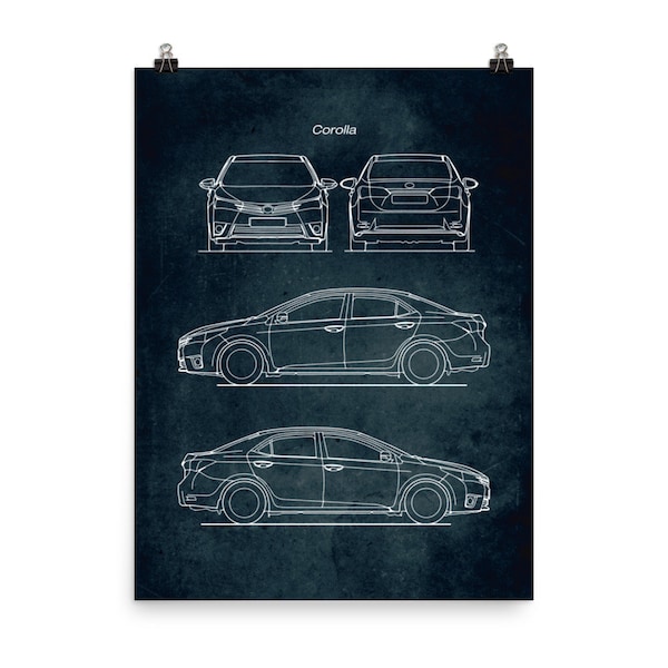Toyota Corolla Poster - Etsy