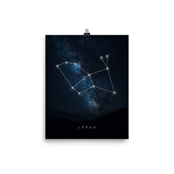 Lepus Constellation Drawing