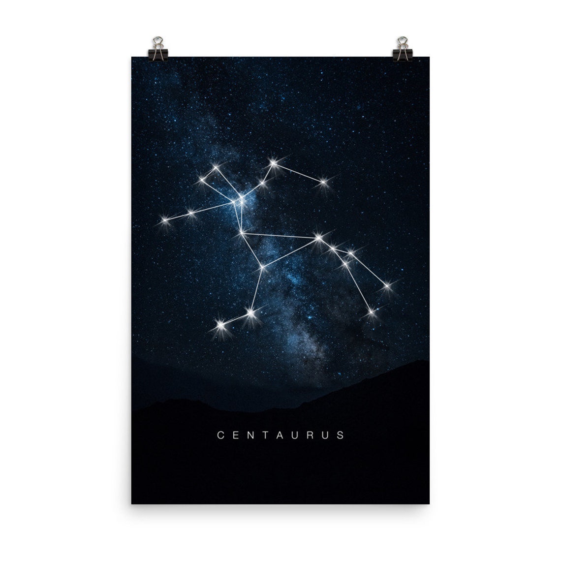 Centaurus Constellation / Constellation Poster / Constellation Home ...