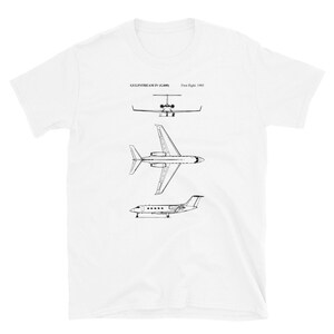 Gulfstream IV G400 1985 Short-sleeve Unisex T-shirt / - Etsy