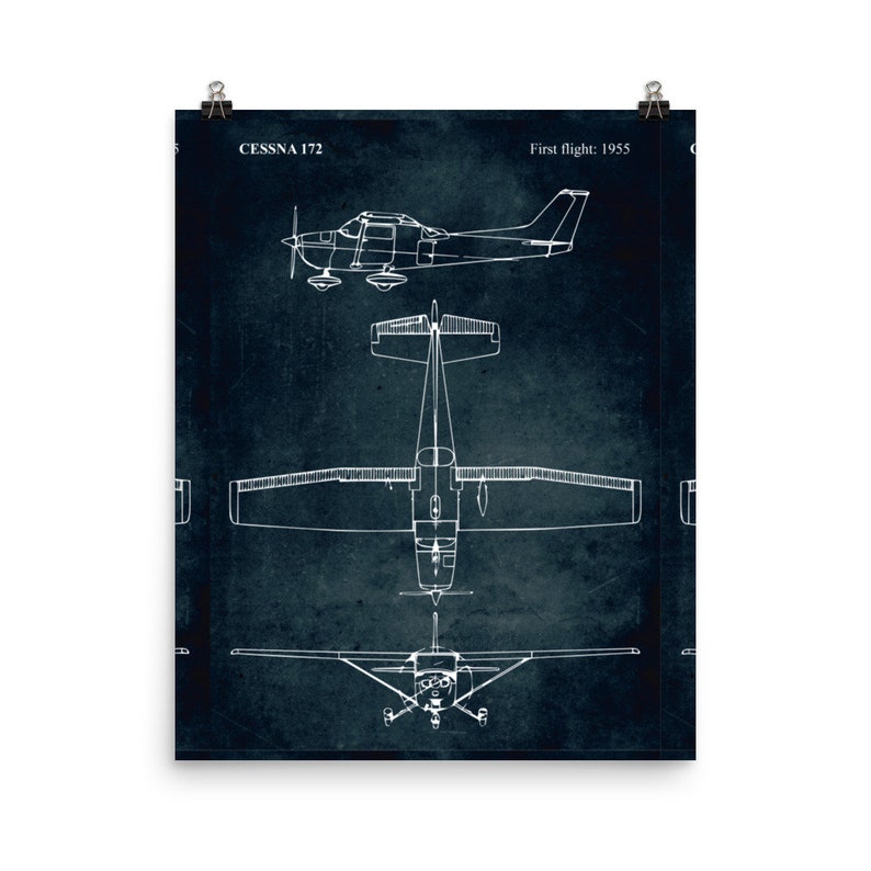 CESSNA 172 First Flight 1955 / Airplane Pilot Aircraft - Etsy