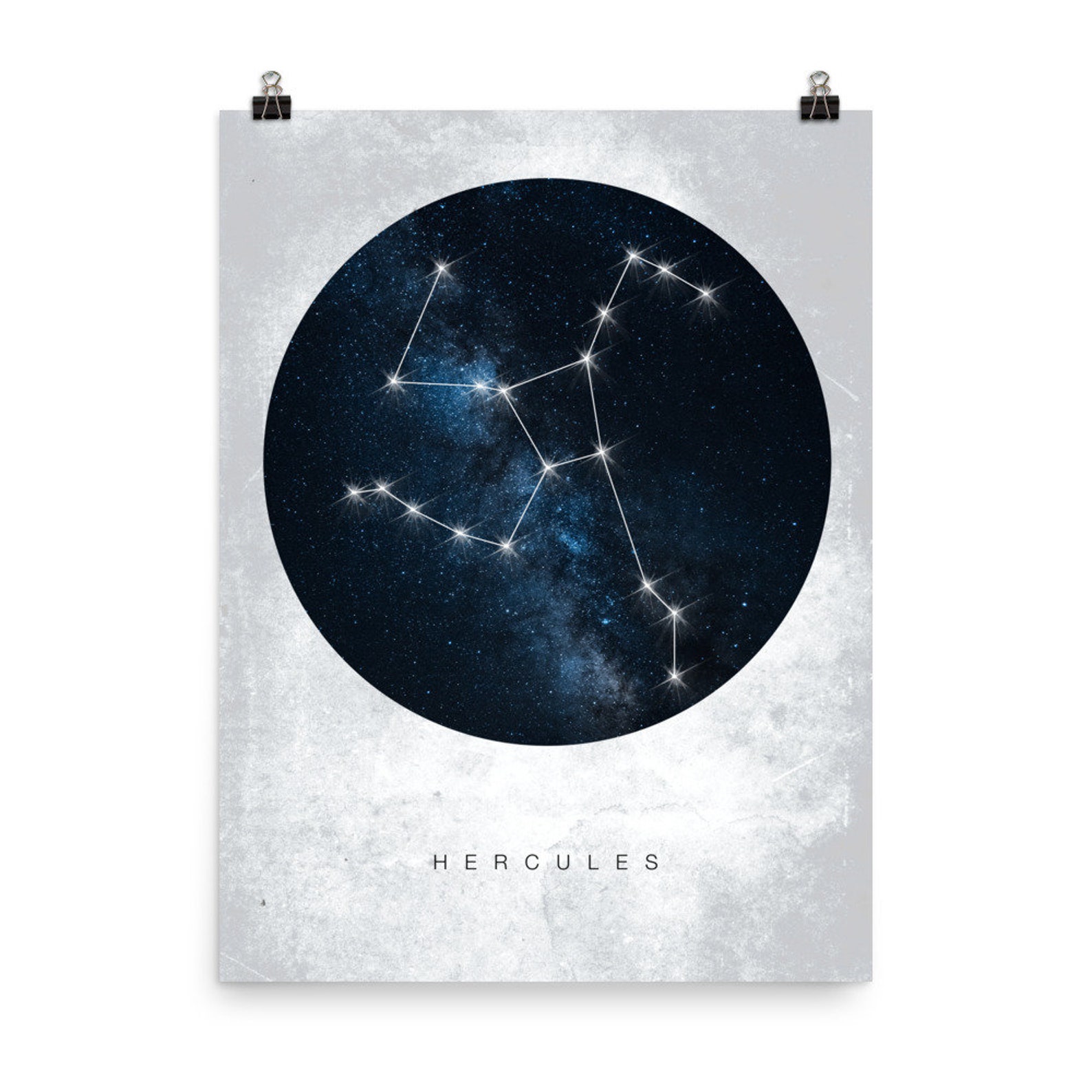 Hercules Constellation / Constellation Poster / Constellation Home ...