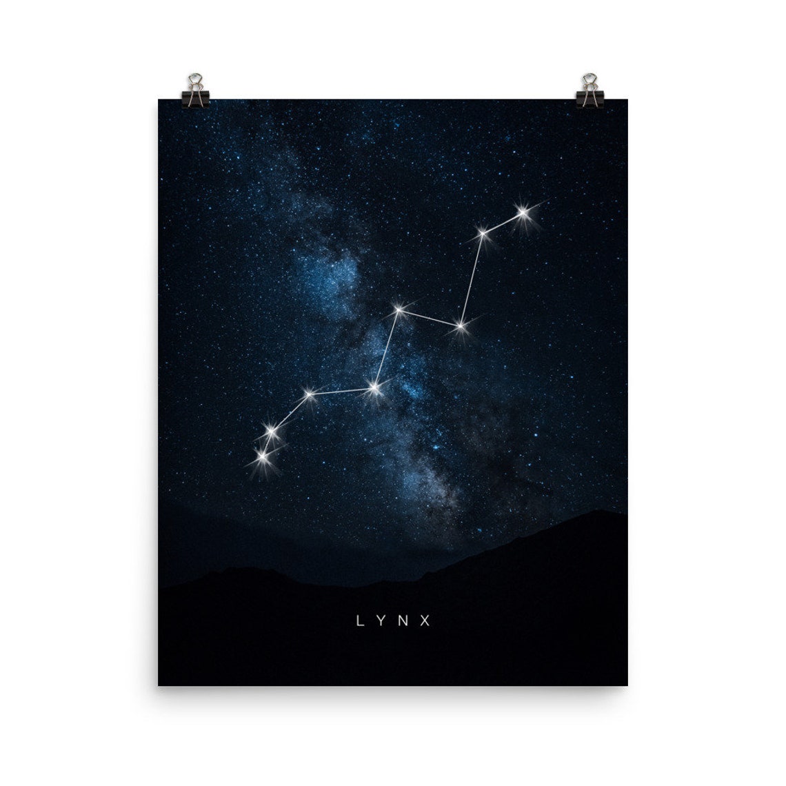 Lynx Constellation / Constellation Poster / Constellation Home - Etsy