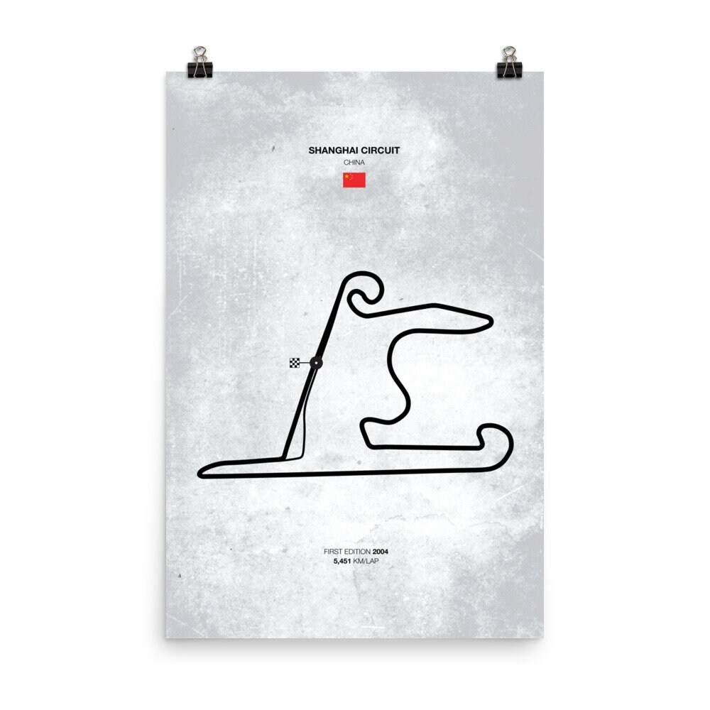Digital Prints Albert Park Circuit Moto Racing Circuit Poster Car ...